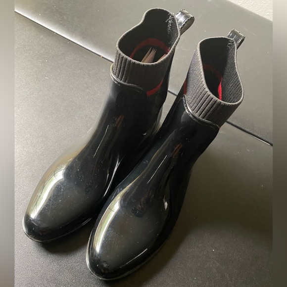 Coach | Shoes | Coach Rivington Leather Rain Booties | Poshmark